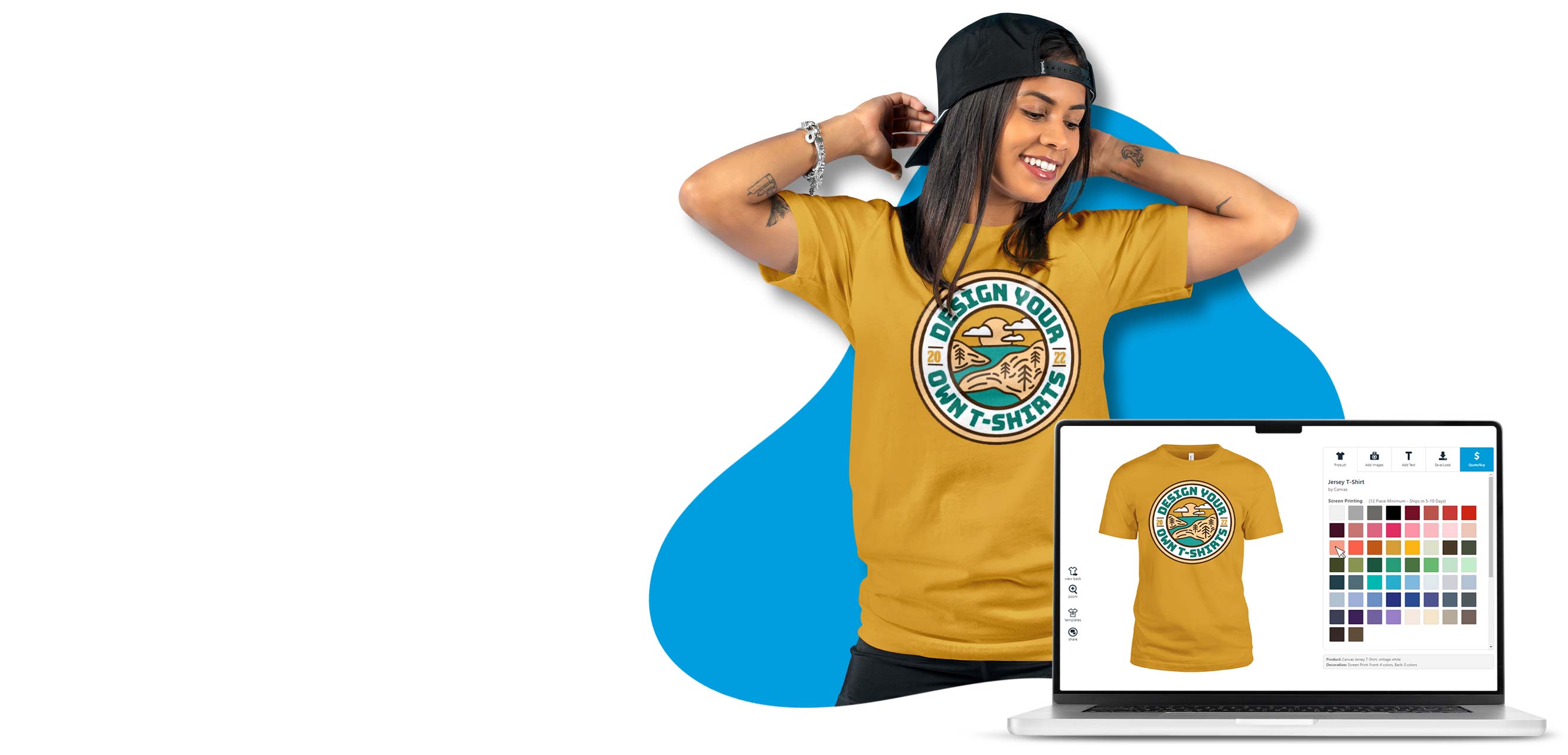 Custom T-Shirts - Design Your Own T Shirts at UberPrints