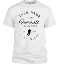 Create Custom Football Shirts | Custom Tees at UberPrints.com