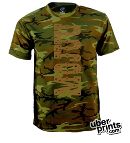 Shared Design For Custom Cotton Camo T-Shirt Code V