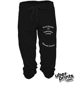 Shared Design For Custom Ladies Capri Sweatpants Boxercraft